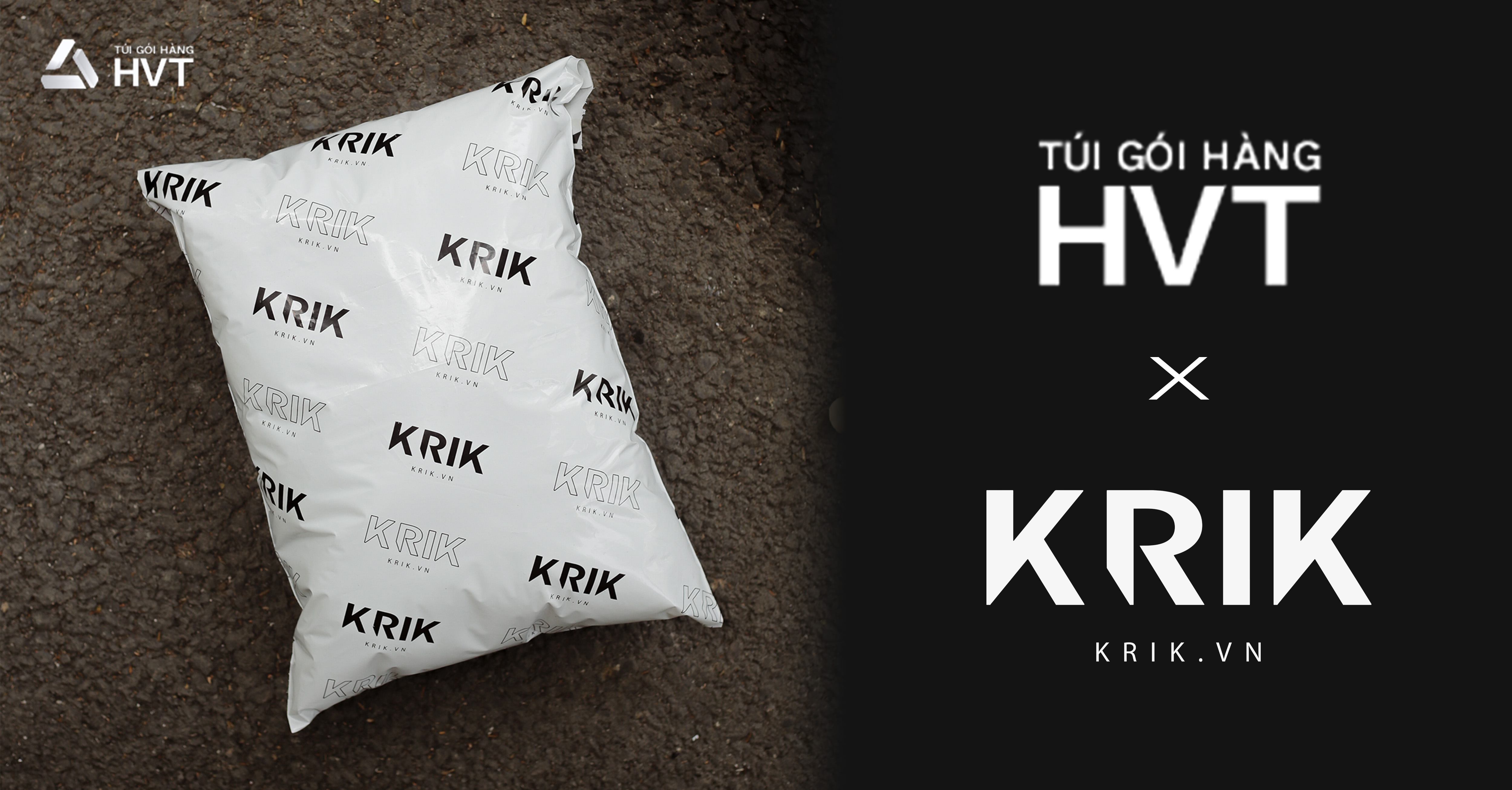 [KRIK x HVT] Định vị thương hiệu với túi niêm phong in logo